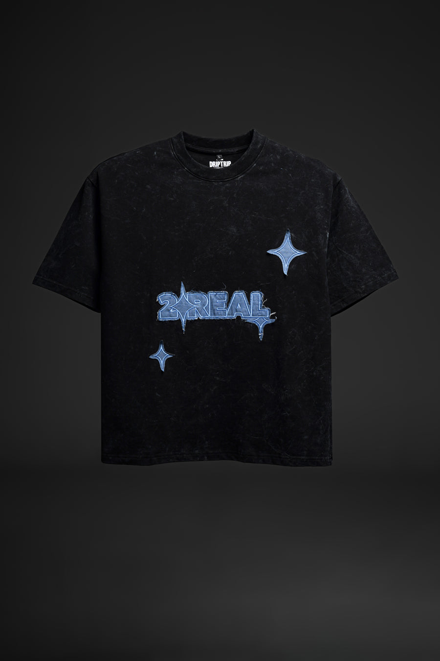 Denim Patchwork Tee – Drip Trip